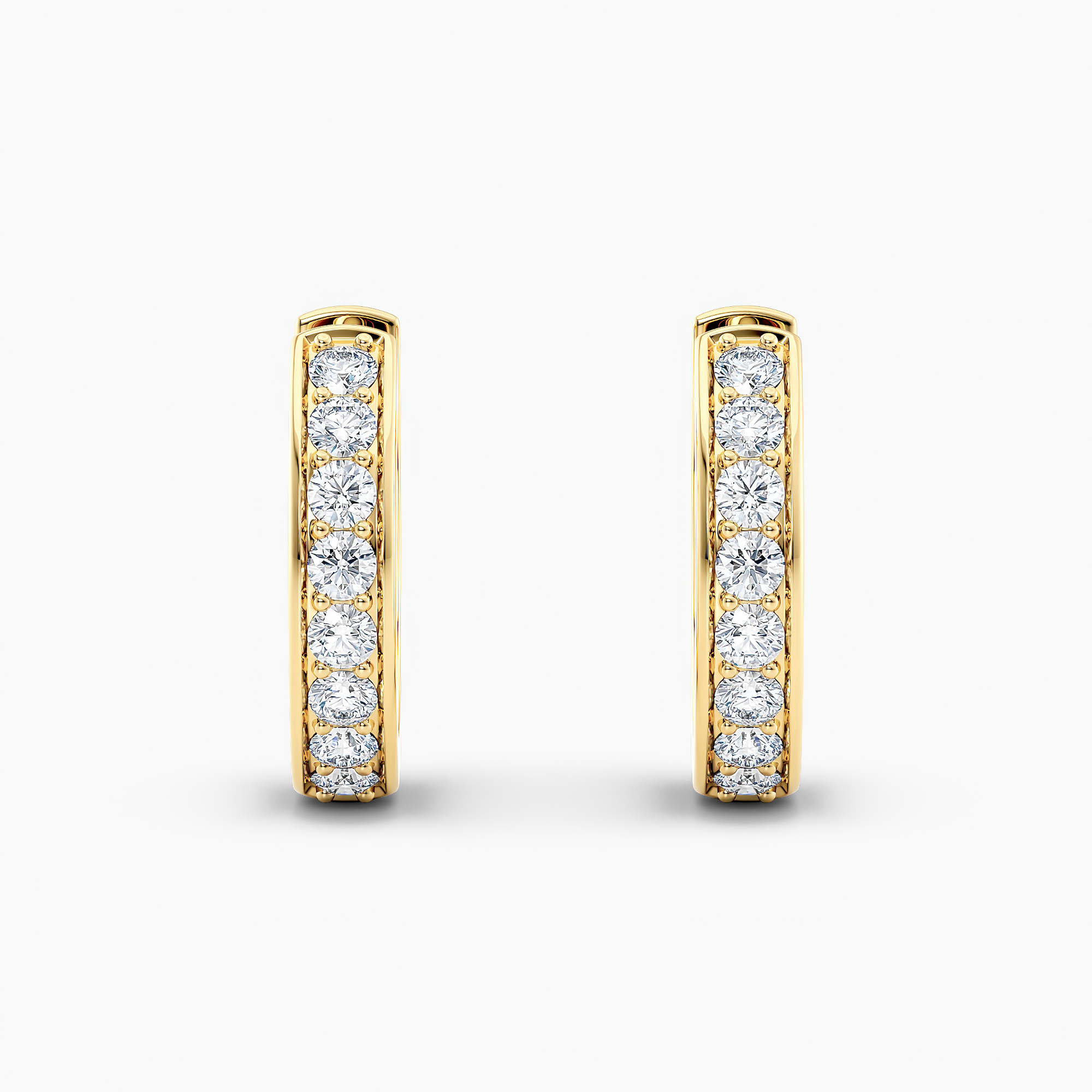 Quintessential Small Lab Grown Diamond Hoops 0.50 ct. tw. (E-F,VS) 14K ...