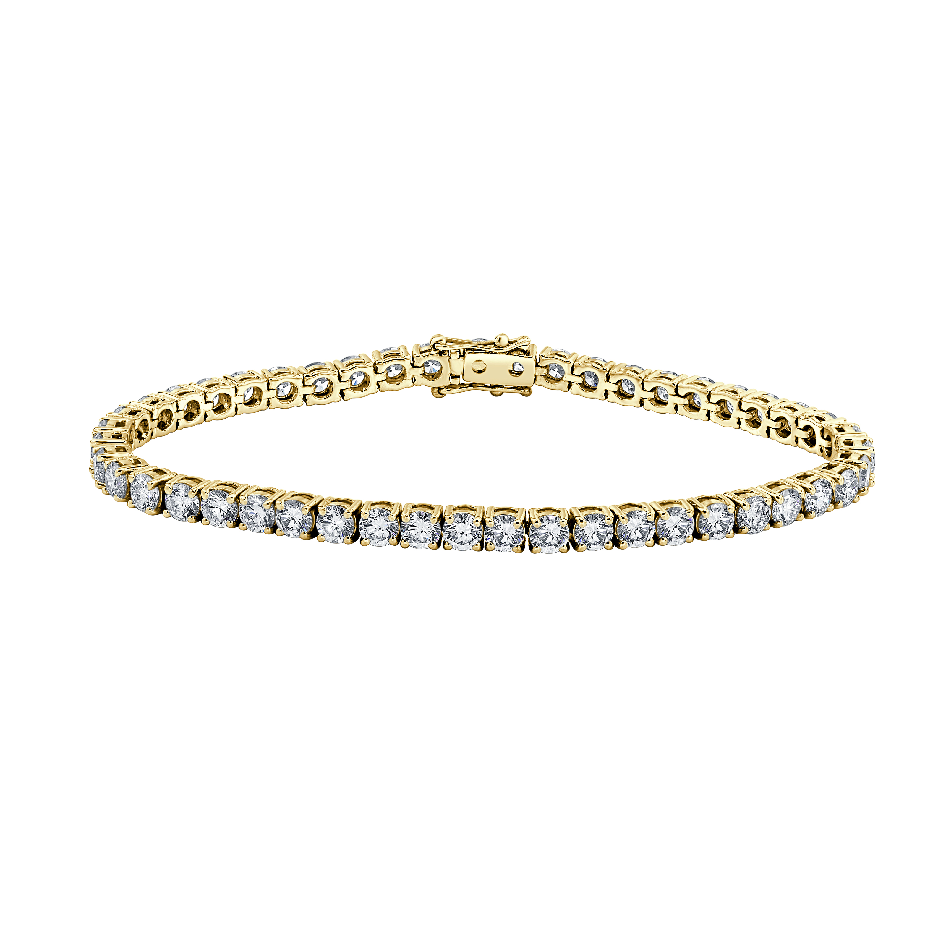 Lab Grown Diamond Tennis Bracelet 20 ct. tw. (E-F, VS1-VS2) in 14K ...
