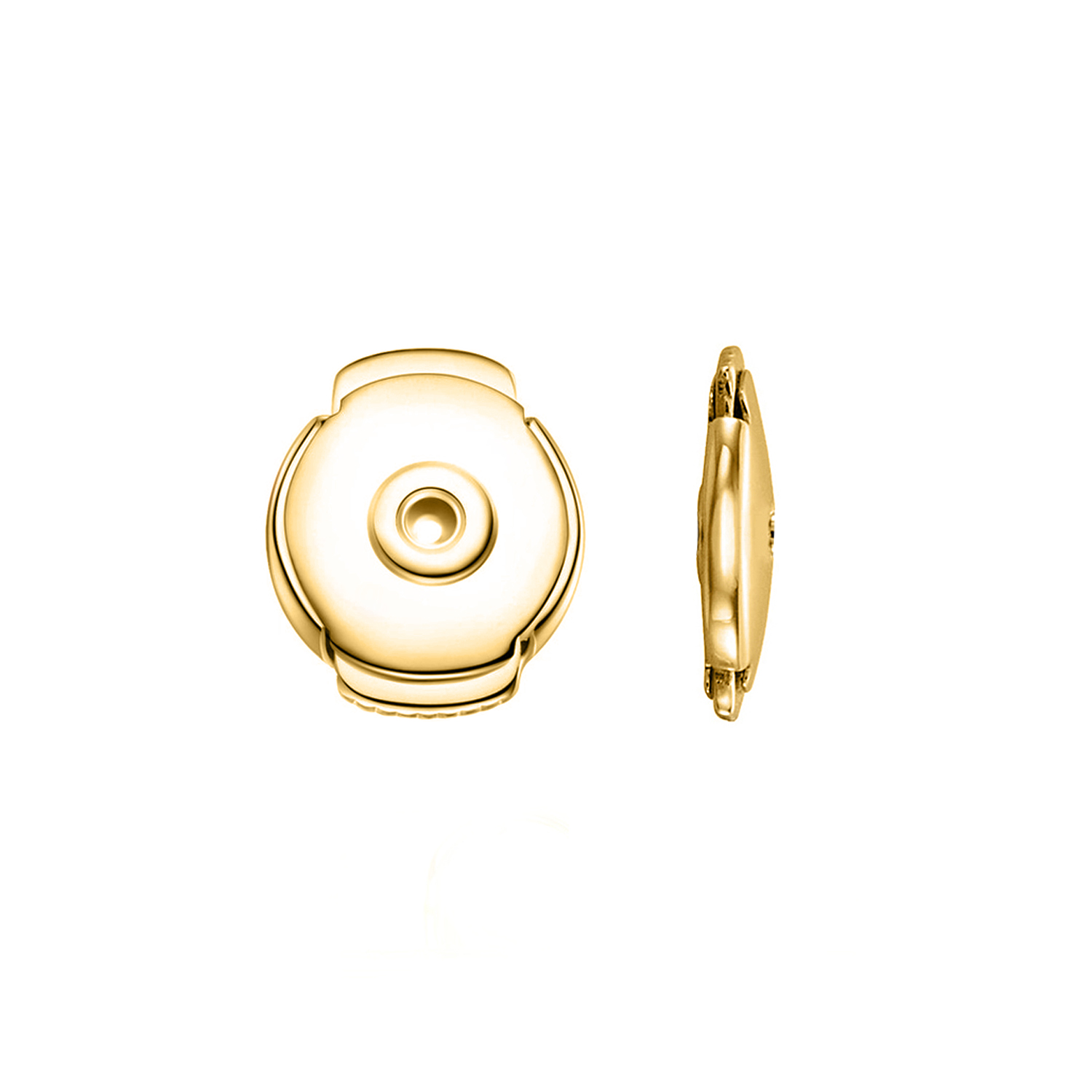 14k Yellow Gold Earring Guardian Backings Pair - DiamondStuds.com