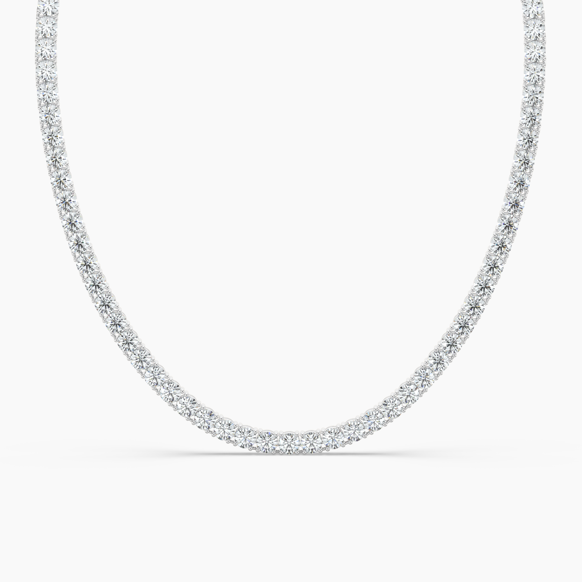Lab Grown Diamond Classic Neckalce 5.20 ct. tw. 14k White Gold (E-F, VS ...