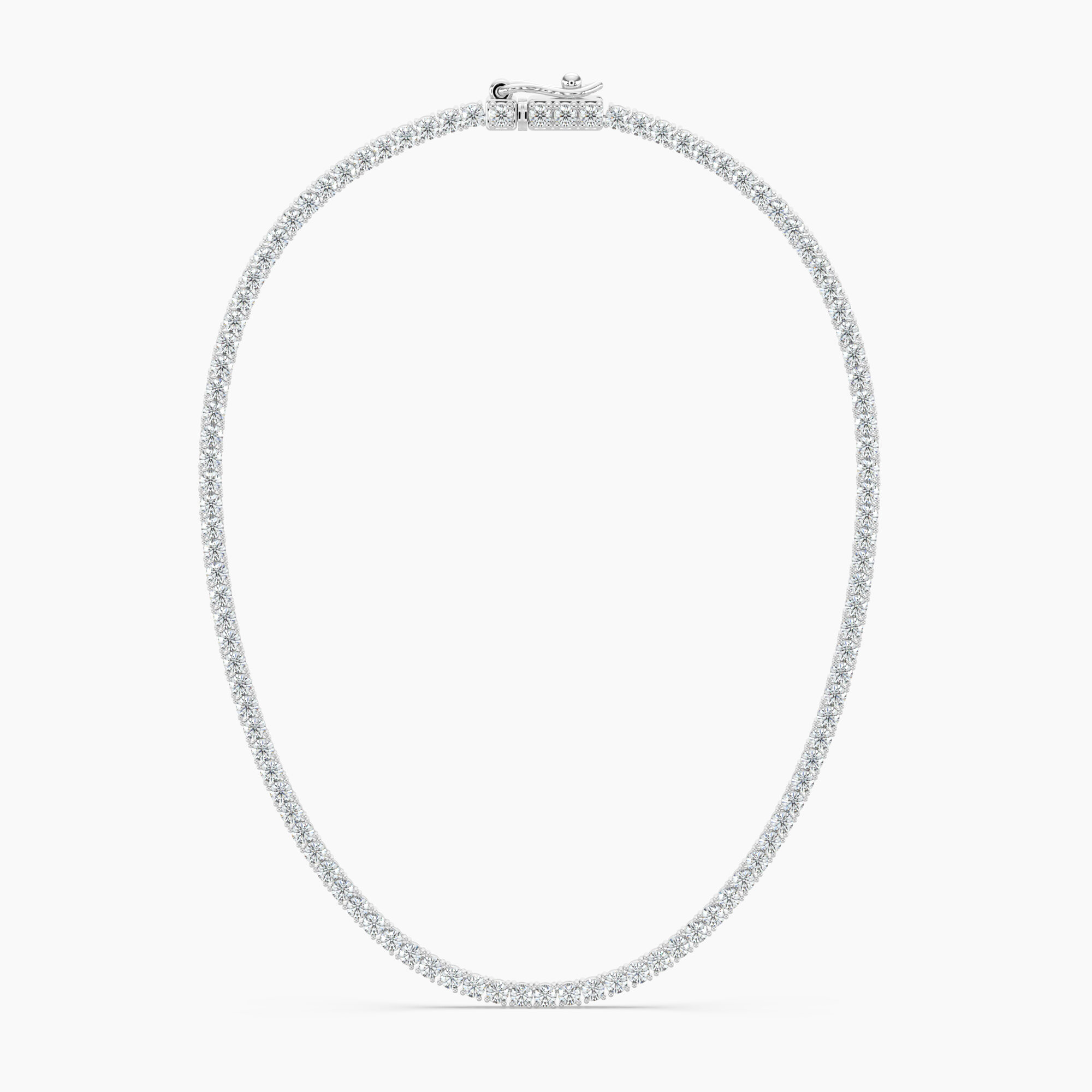 Lab Grown Diamond Classic Neckalce 4.75 ct. tw. 14k White Gold (E-F, VS ...