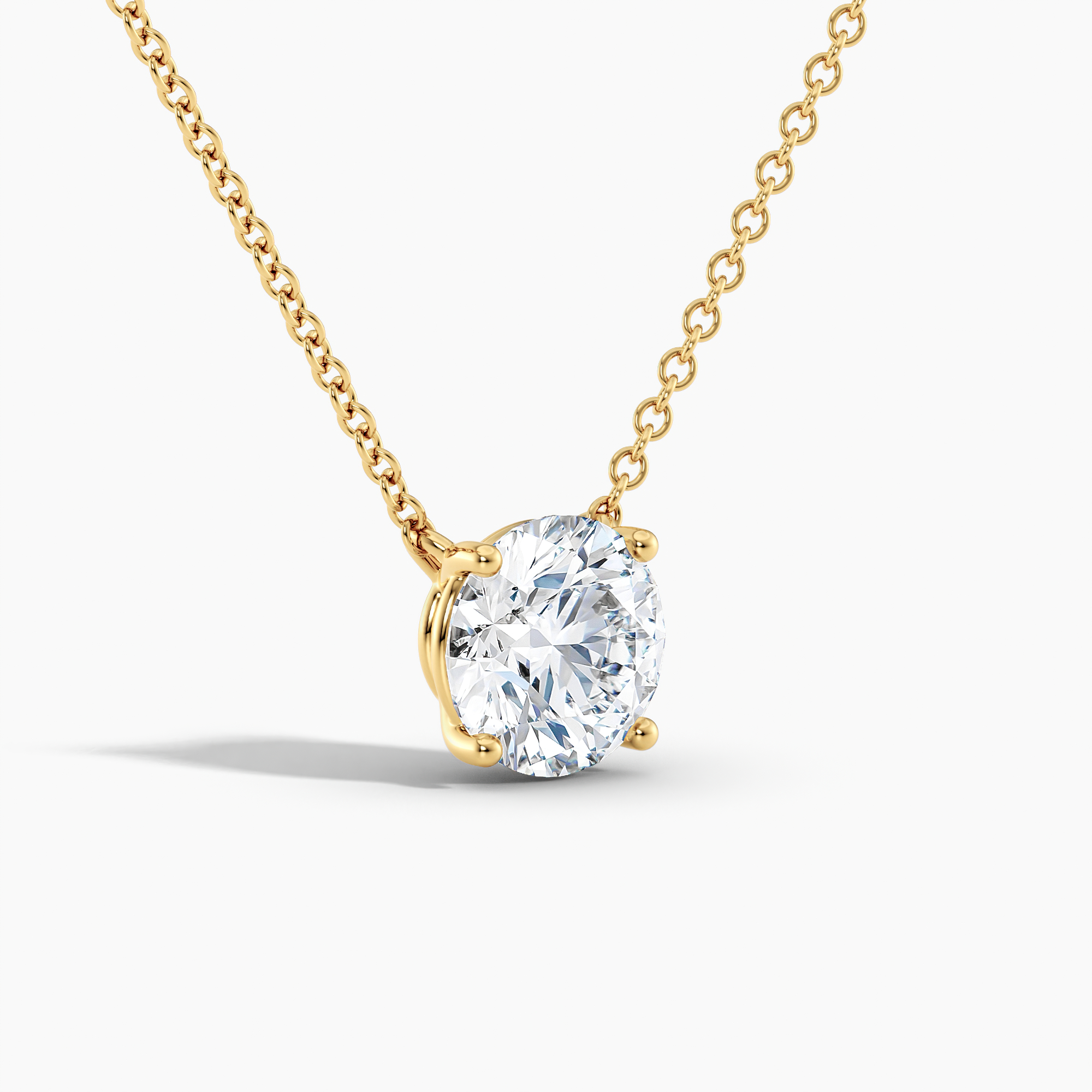 Lab Grown Diamond Solitaire Floating Pendant Round 0.75 ct. tw. (G-H ...