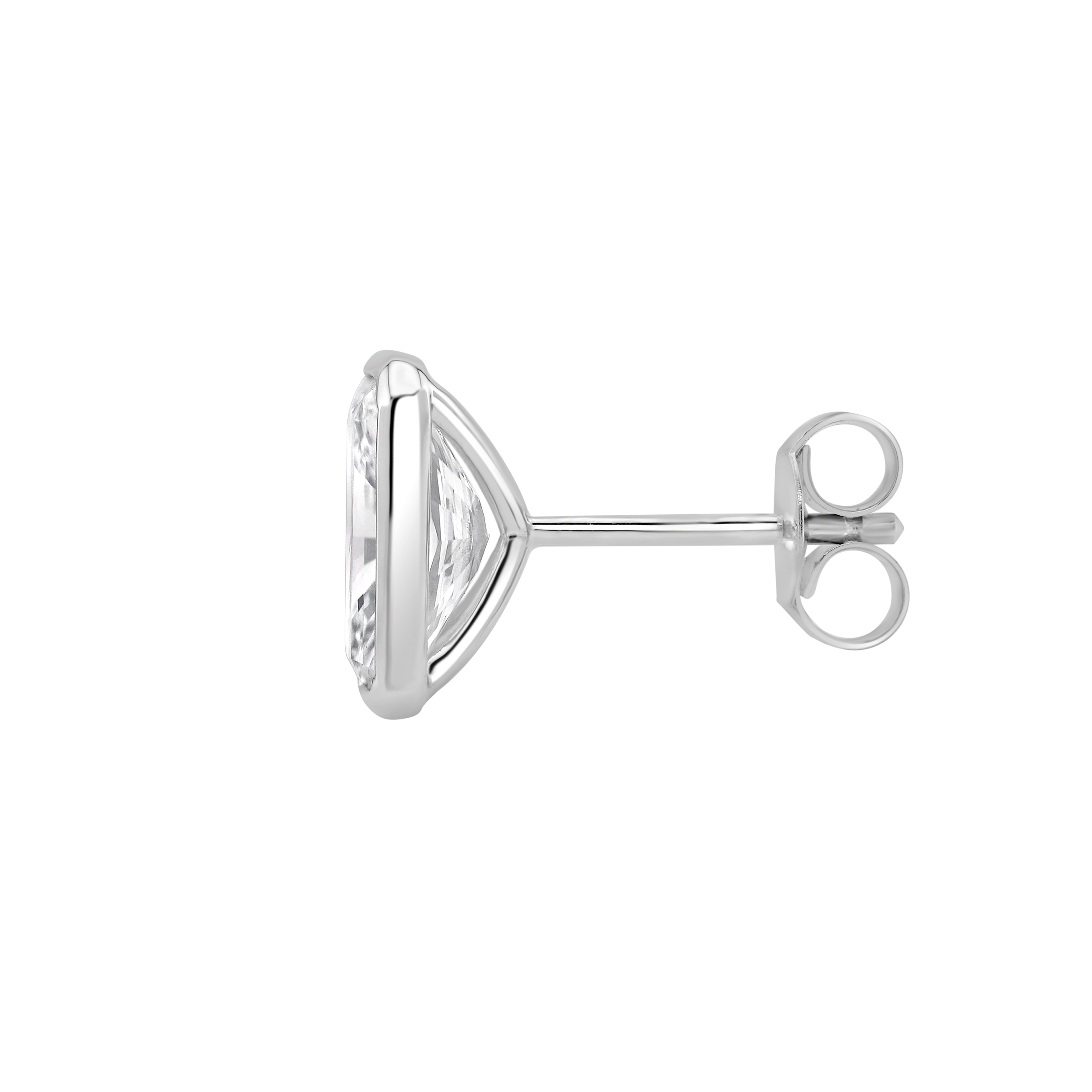 Lab Grown Diamond Single Stud Earring Radiant 7.50ct. tw. (E, VS ...